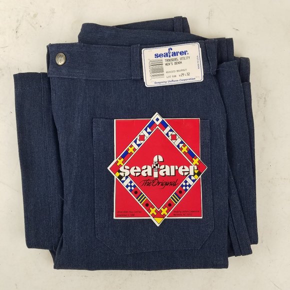 Seafarer | Pants | Vintage 7s Seafarer Wide Leg Bell Bottom Dungarees ...